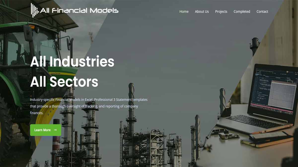 Hydrogen Plant Financial Model | Financial Model Templates in Excel ...